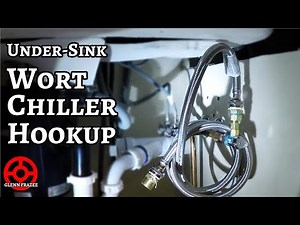 Under Sink COLD WATER Line for a WORT CHILLER 🍺 [Home Brewing]