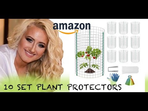 Keep Rabbits & Chickens Out | 10-Set Plant Protectors Amazon Unboxing