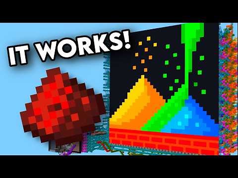 I Made a Powder Simulation with just Redstone!