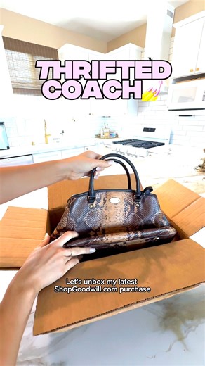 ShopGoodwill.com on Instagram: "Designer bag, $50 😱✨ Came fast, packaged perfectly, and even has a certificate of authenticity. From Goodwill Industries of Central Oklahoma—ShopGoodwill.com makes scoring luxury deals this easy! #ShopGoodwill #CoachBag #DesignerSteal #ThriftFinds #ShopGoodwillFinds @okgoodwill"
