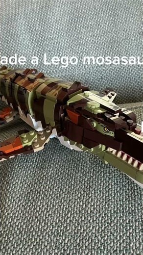 I built a Lego mosasaur