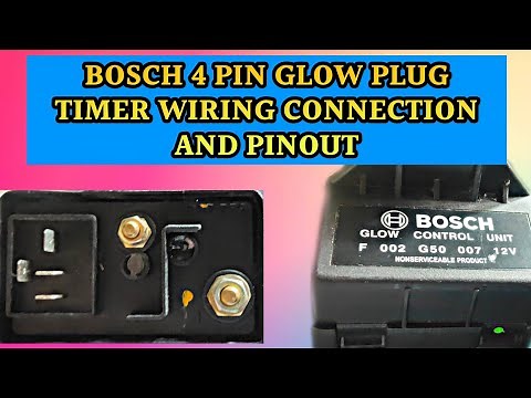 Bosch 4 Pin Glow Plug Timer Wiring Connection And Working