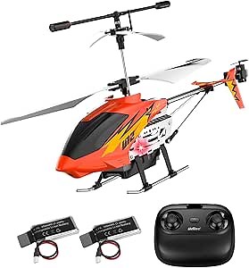 Cheerwing U12 Remote Control Helicopter with Altitude Hold, Mini RC Helicopter for Adults Kids, One Key take Off/Landing and 2 Batteries