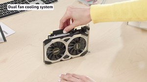 msi Gaming GeForce GTX 1650 128-Bit HDMI/DP/DVI 4GB GDRR6 HDCP Support DirectX 12 VR Ready OC Graphics Card (GTX 1650 D6 Ventus XS OCV3)