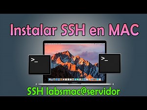 Instalar, activar y configurar SSH en MAC