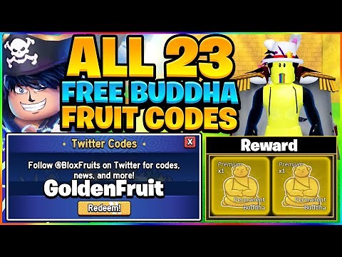 ALL 23 FREE Buddha Fruit Codes In Blox Fruits Roblox