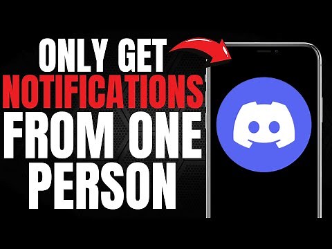 Get Notifications from ONLY ONE PERSON on Discord! (EASY GUIDE) [2025]