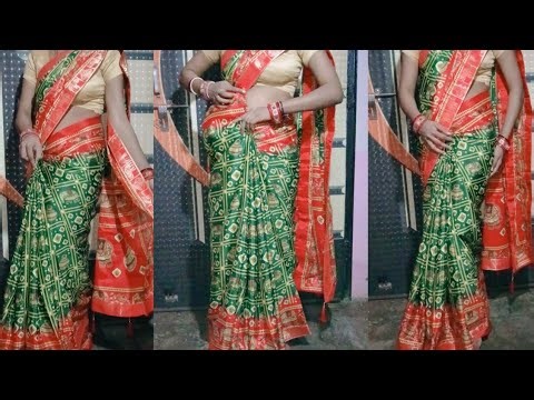 Beautiful Pure Silk Saree Draping for Beginners Guide | Wedding Saree Draping with Perfect Pleats