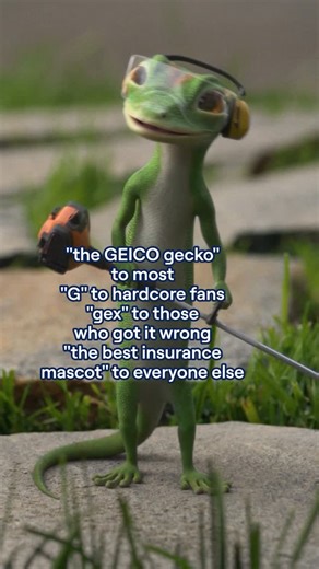The GEICO Gecko on Instagram: "The Gecko. G. The face of GEICO (not mad about it). What’s your nickname for me?​"