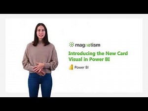 Introducing the New Card Visual in Power BI
