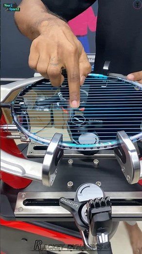 Yonex badminton racket stringing #asmr #asmrsounds
