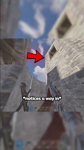 I used PARKOUR to SURPRISE THEM 👀💰 #rust #blooprint #shorts