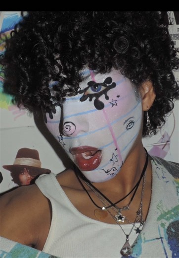 glam inspired by ur homework🫠