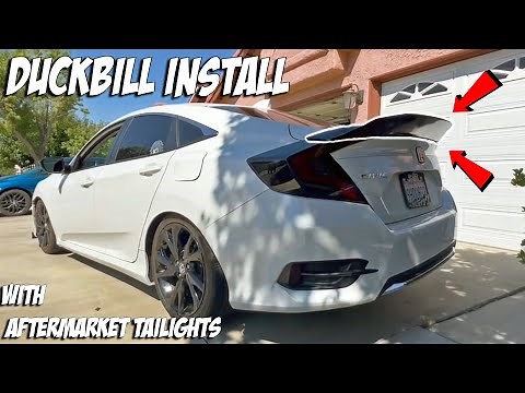 Ultimate Motorsports Duckbill Install | 10th Gen Civic Sedan