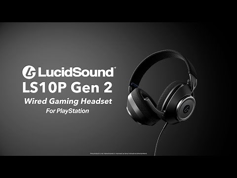 LucidSound LS10P Gen 2 Wired Gaming Headset for PlayStation