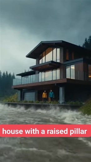 NickAthiwat PC on Instagram: "The house can be raised by itself when flooded automatically with hydraulic system 🏡💦 No more worries about flooding when your home can automatically elevate itself with the advanced hydraulic system 🌊✨. This technology will effectively protect your home from damage 🛡️👍 As soon as the water level rises, the sensor system will immediately activate, commanding the pole to raise the house to a height of ⚙️⬆️. Powerful and precise hydraulic system guarantees smooth