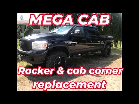 How to replace rocker panels and cab corners on a Dodge Ram mega cab