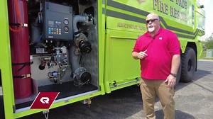 5.4K views · 489 reactions | Using the Rosenbauer Panther's external foam suction feature, fire crews can draft foam through the pump without contaminating the tank. | Rosenbauer Group | Facebook
