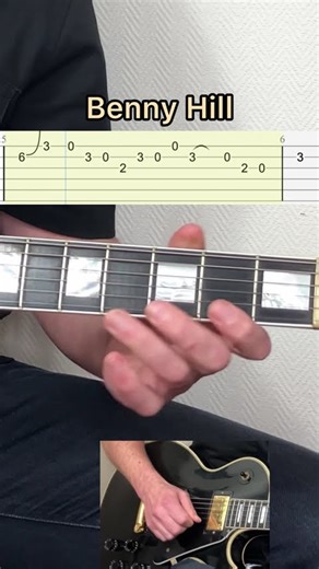 Benny Hill Yakety Axe #easyguitartabs #easyguitartutorial #bestguitarlessons
