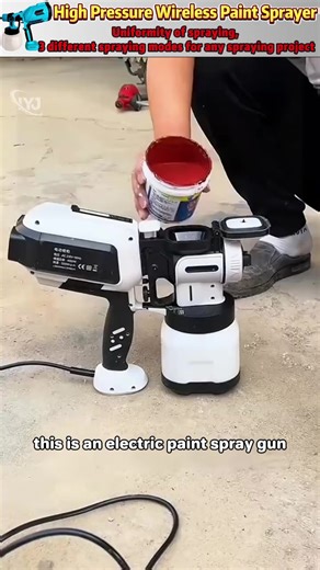 Tired of uneven paint and messy brushes? Meet the High-Atomization Electric Paint Sprayer — your ultimate painting solution! 💪 ⚡ Fine Atomization — Smooth, even finish without streaks 🔋 Cordless & Rechargeable — Move freely, paint anywhere 🎨 Multi-Surface Use — Perfect for latex, oil, wood, or metal paint 🧰 Adjustable Flow & Nozzle — Precision control, save time & paint 💦 Easy to Clean — Detachable parts for quick maintenance | Mfboutiquestore.tools.D