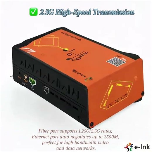 Smart Control, Power Choices — E-link AI Smart Managed Fiber Media Converter Series