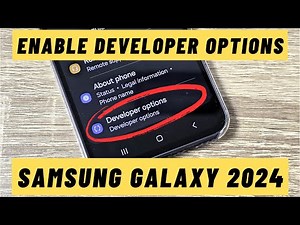 🚀 How to Enable DEVELOPER OPTIONS on Samsung Galaxy (2024) 🚀