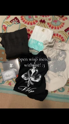 wispcorr on Instagram: "ೋ Come unbox Wisp merch with me! 🎁 Thank you Wisp team for sending me these amazing goodies!! I got my Xmas gift early this year!!