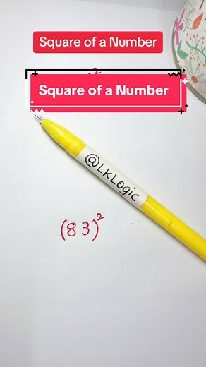 Easy Math Trick: Finding Squares Quickly!