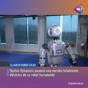 🦿🦾#CienciayTecnología Boston Dynamics se despide del icónico robot humanoide Atlas en su la versión hidráulica, y presenta la nueva totalmente eléctrica. Es “más fuerte, más diestra y más ágil”, y está diseñada para que sus movimientos sean más eficientes, en lugar de estar limitados por los que realiza un ser humano. La finalidad es que sea capaz de realizar “tareas aburridas, sucias y peligrosas en aplicaciones reales”, como detallan desde Boston Dynamics en una nota de prensa. La nueva vers