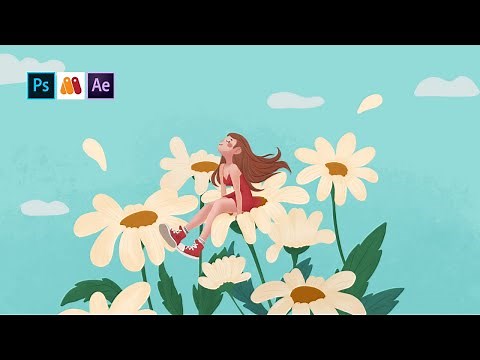 Flower Girl - Character Animation Process Breakdown ♫