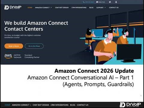 Amazon Connect Conversational AI with AI Agents Part 1 - DrVoIP