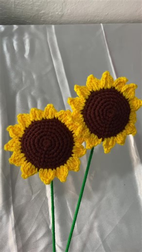 Crochet Sunflower Tutorial for Beginners