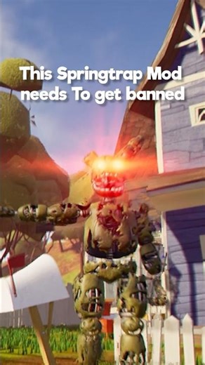 Springtrap in Hello Neighbor is INSANE!