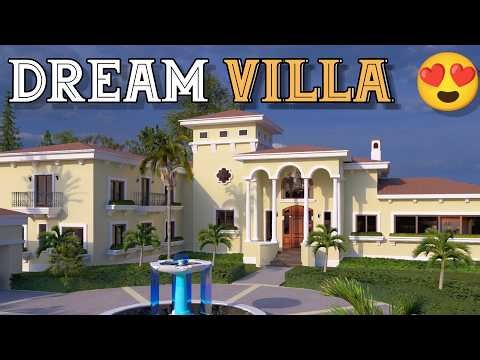 Luxury Mediterranean Mansion Design | Modern Spanish Villa 3D Exterior Render