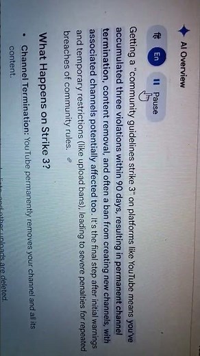 🤬 YouTube Community Guidelines Strike ? #short #ytshorts #chnnel