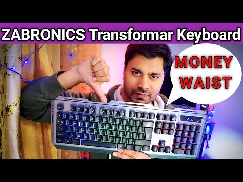 ZBRONICS Transformer-k Gaming Keyboard Problem | Zebronics RGB lite Keyboard | khantalk