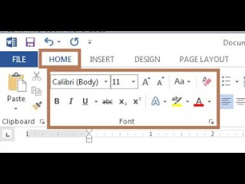 Font Group in MS Word- Part 1 || Formatting of text