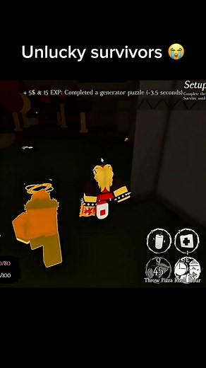 Unlucky Survivors #forsaken #gubby #roblox