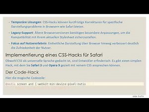 Erkundung von Safari-spezifischen CSS-Hacks: Verbesserung Ihres Webdesigns