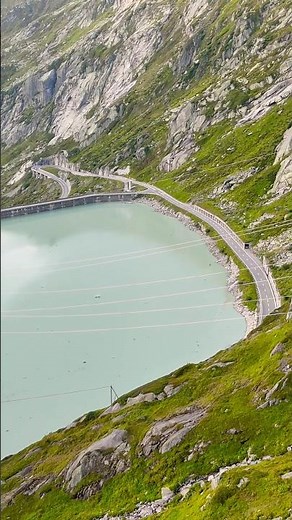 This Swiss Alpine Road is Absolutely Insane #switzerland #mountains #travel