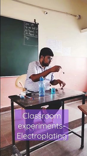 Classroom experiments-Electroplating | Class 8 Chemical effects of electricity