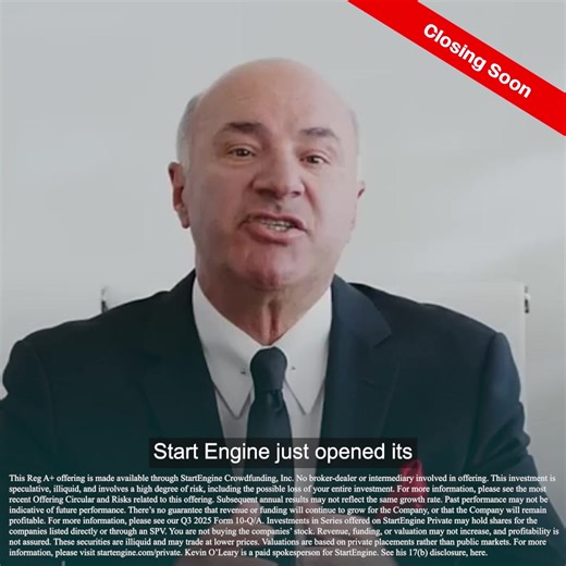 Last chance to earn 20% bonus shares when you invest in StartEngine, the company that’s connecting investors to the most dynamic starts in the world This Reg A offering is made available through StartEngine Primary, LLC. This investment is speculative, illiquid, and involves a high degree of risk, including the possible loss of your entire investment. Past performance is no guarantee of future performance. | StartEngine