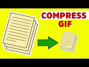 How To Compress Gif File? | Reduce Gif Image Size | Compress Gif Animation | Make Gif Smaller