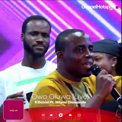 38K views · 1.8K reactions | Owo Oluwa (Live) - P.Daniel Olawande Ft Nifemi Olawande #GospelHotspot #GospelMusic #GospelSong #Trending #FYP #GospelMusiQ #OwoOluwa #PDaniel | Gospel Hotspot | Facebook