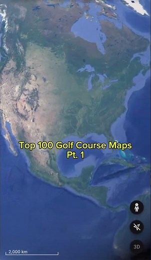 Top 100 Golf Course Maps - Pt. 1