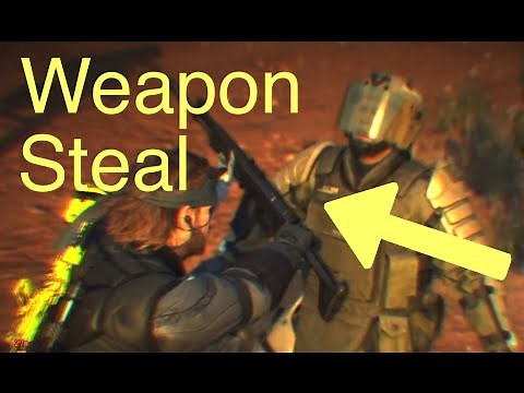 MGSV: Phantom Pain - Pro Tips: Weapon Steal and Holdup (Metal Gear Solid 5)