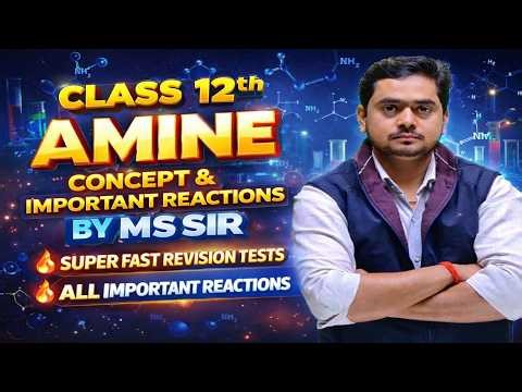 Class 12 Chemistry Amine – Super Fast Revision | All Concepts & Reactions