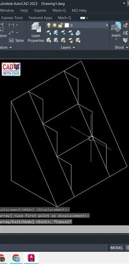 AutoCAD Tutorial | BASIC ISOMETRIC DRAWING 15