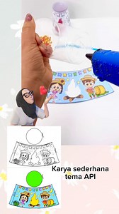 1.7K views · 23 reactions | Sederhana..... Tema API... Anak-anak pasti suka... #gurutk | Saovihijab Hanumkid's | Facebook