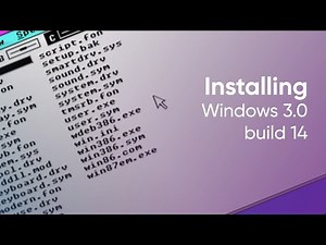 Installing Windows 3.0 Debug Release 1.14